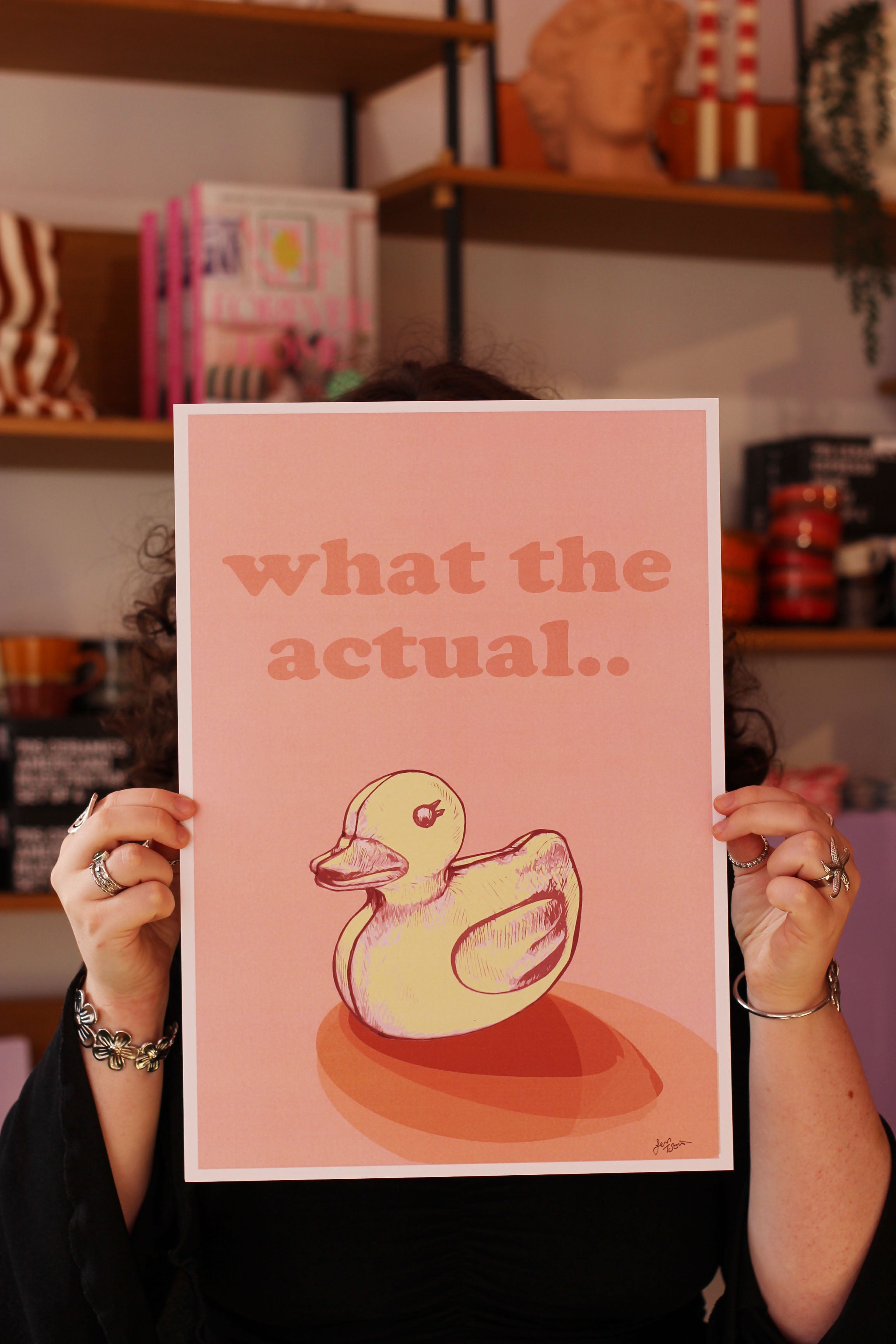 What the actual Duck Art Print - buy irish art by Jess Tobin – April ...