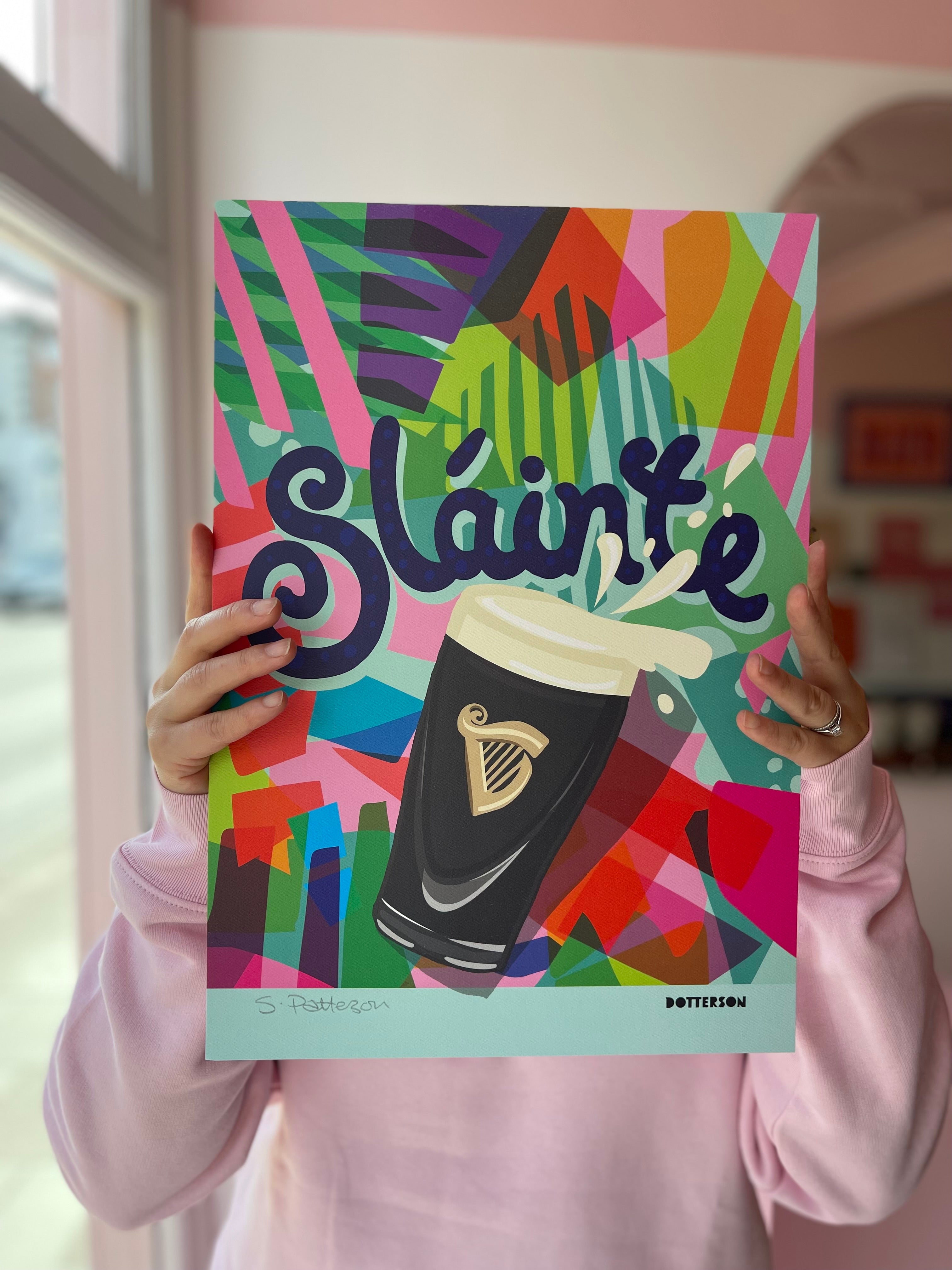 Buy SLÁINTE Art Print by Sarah Patterson/ Dotterson - shop in Dublin ...