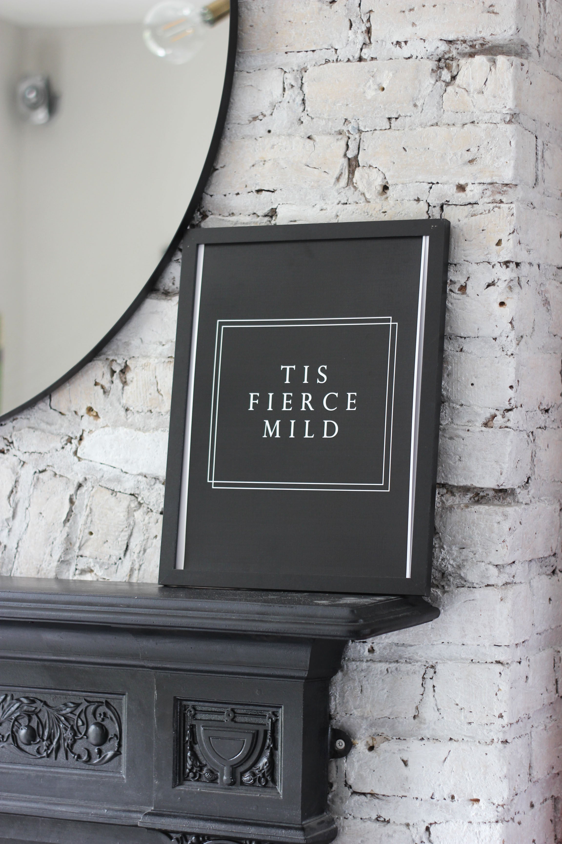 Tis Fierce Mild Print – April & The Bear