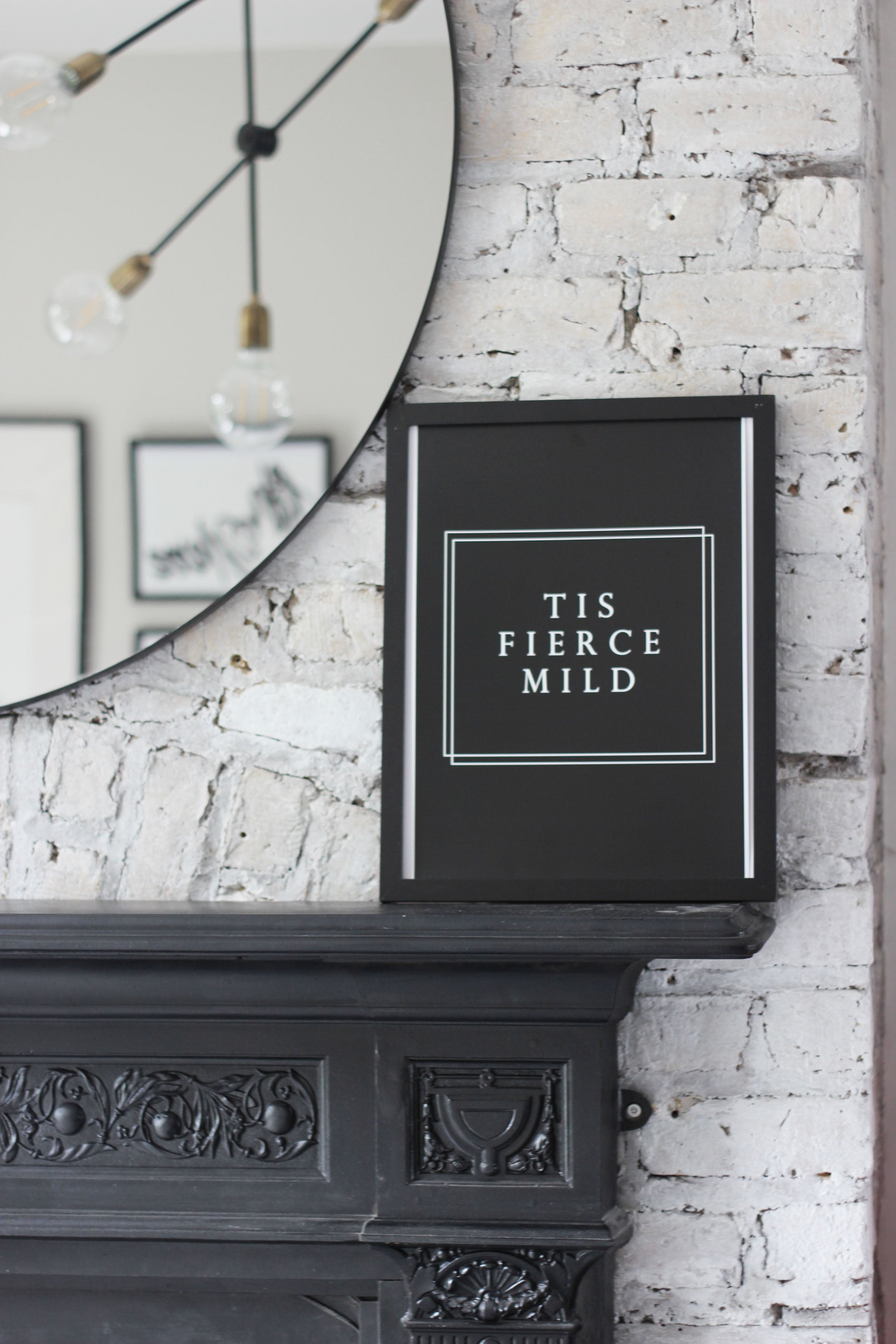 Tis Fierce Mild Print – April & The Bear